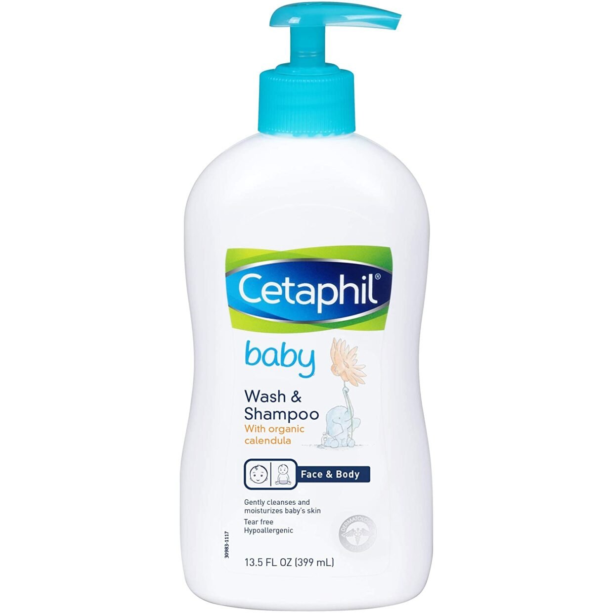 Cetaphil Baby Wash And Shampoo W Organic Calendula 400ml – Al Marwa ...