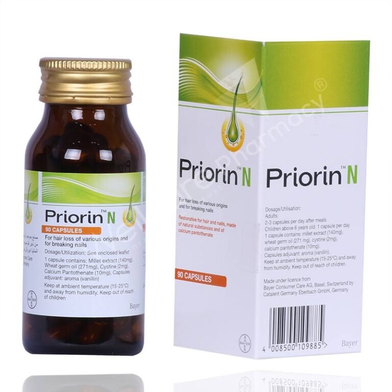 Priorin N Capsules 90’s – Al Marwa Pharmacy Qatar